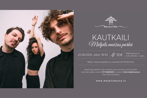 Grupas "KautKaili" koncerts Mālpils muižas parkā » EnterGauja