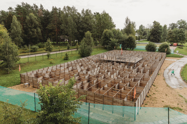 Labirints "Minotaurs" — Lāzertaga POLIGONS #1